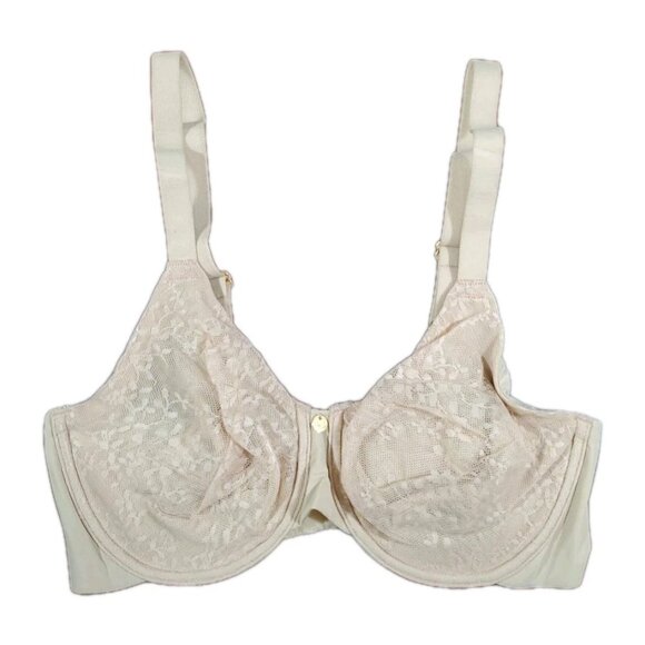 Intimates & Sleepwear | Biege Bra Lace Floral Bright Blush Soft Cup ...